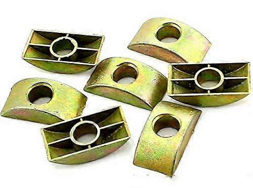 10 Pcs Half Moon Nuts Spacer 8 mm Hole Dia Half Moon Shape Furniture ...