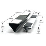 ESC Computer Keyboard and Laptop Stand, 3 Adjustable Ergonomic Angles ...