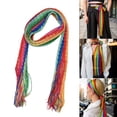 Breathable Striped Scarf Lace Neck Scarf For Fashion Forward Women ...