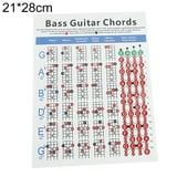 SPRING PARK 4 Strings Electric Bass Guitar Chord Chart Bass/Guitar ...