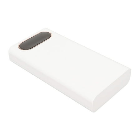 Power Bank Box, Battery Charger Outer Case 6 X 21700 White LCD Display ...