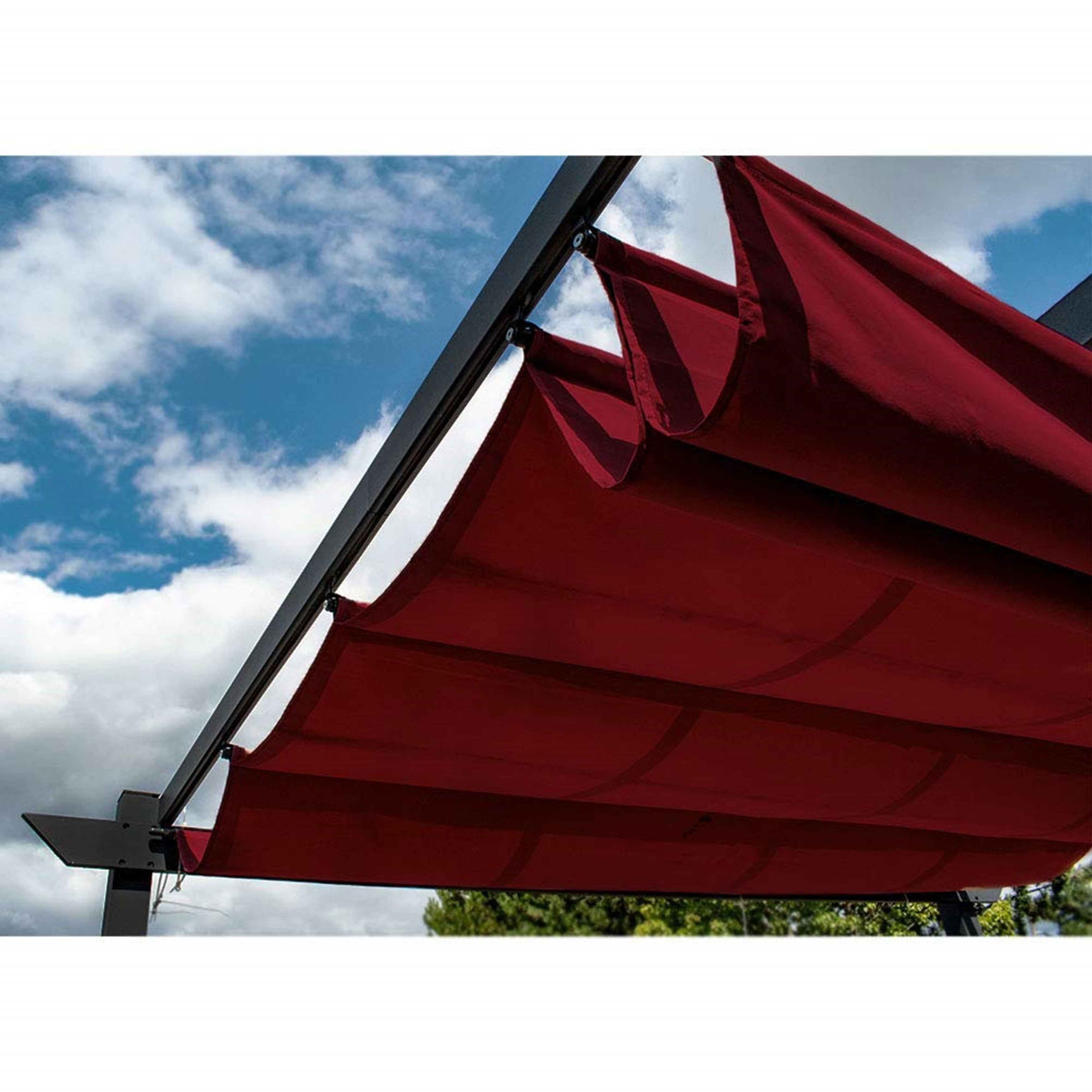ALEKO PERGFAB13X10BG Pergola Canopy Fabric Replacement, 156x120 Inches ...
