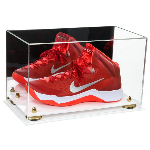 Deluxe Acrylic Large Shoe Display Case for Basketball Shoe Soccer Cleat ...