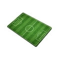 MKHERT Funny Realistic Soccer Field Doormat Rug Home Decor Floor Mat ...