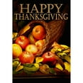 America Forever Happy Thanksgiving House Flag, 28 x 40 inch Double ...