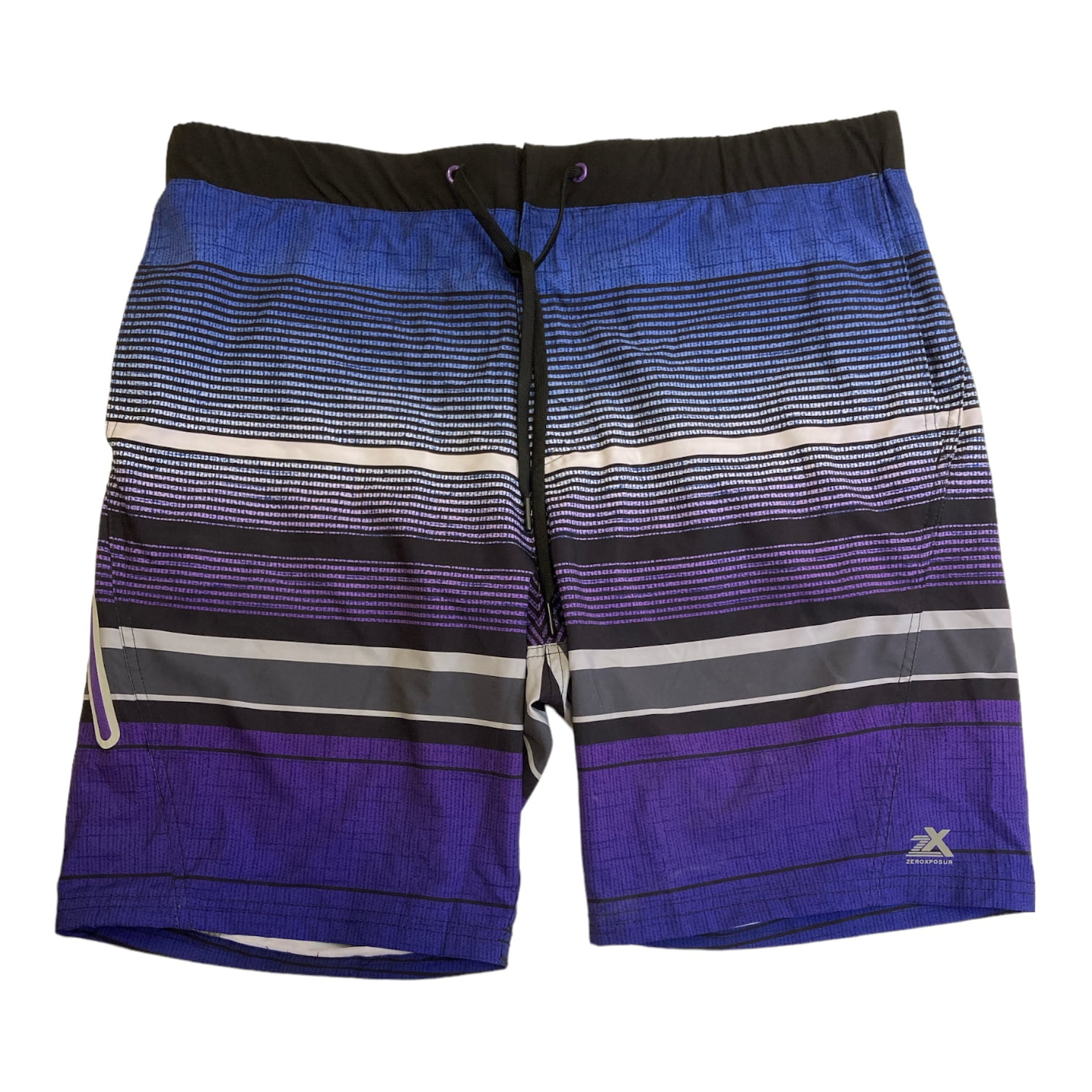 ZeroXposur Men's UPF 50+ Sun Protection Quick Dry Swim Trunks (Purple ...