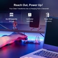 GTPLAYER 55" Ergonomic Carbon Fiber Gaming Computer with Monitor Stand ...