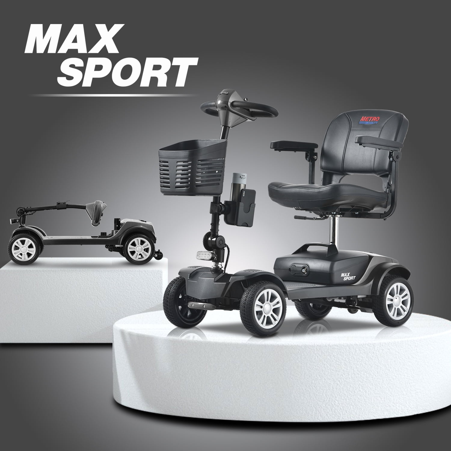 Metro Mobility Scooter Handicap Scooters Foldable Transforming Scooter ...