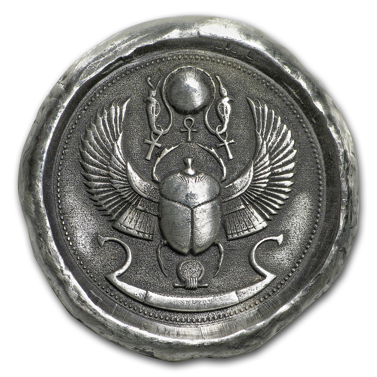 1 oz Hand-Poured Silver Round - Scarab Beetle - Walmart.com