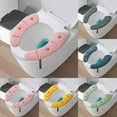 Toilet Floor Mat Set Household Toilet Stick On Toilet Seat Mat ...
