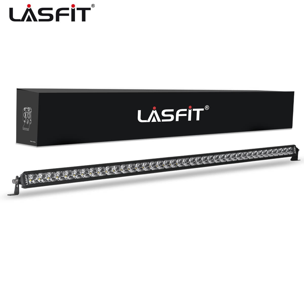 LASFIT LED Off-Road Light Bar, 42 Inch Lasfit Spot Flood Combo LED Off ...