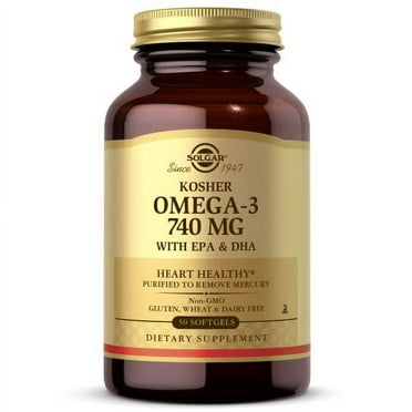 Bluebonnet Natural Omega-3 Kosher Fish Oil, 60ct - Walmart.com