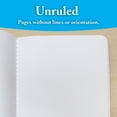 BAZIC Blue Marble Bound Notebook, Unruled 100 Sheet, Ideal for College ...