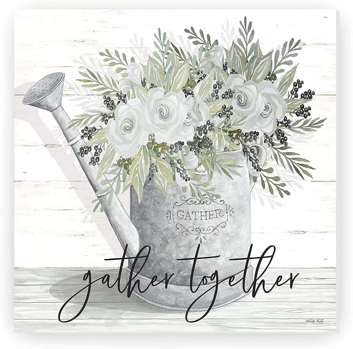 Gather Together Rustic Wood Farmhouse Wall Sign 12x12 (Unframed ...