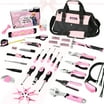 THINKWORK 122-Piece Pink Household Power Hand Tool Kit with 3.6V ...