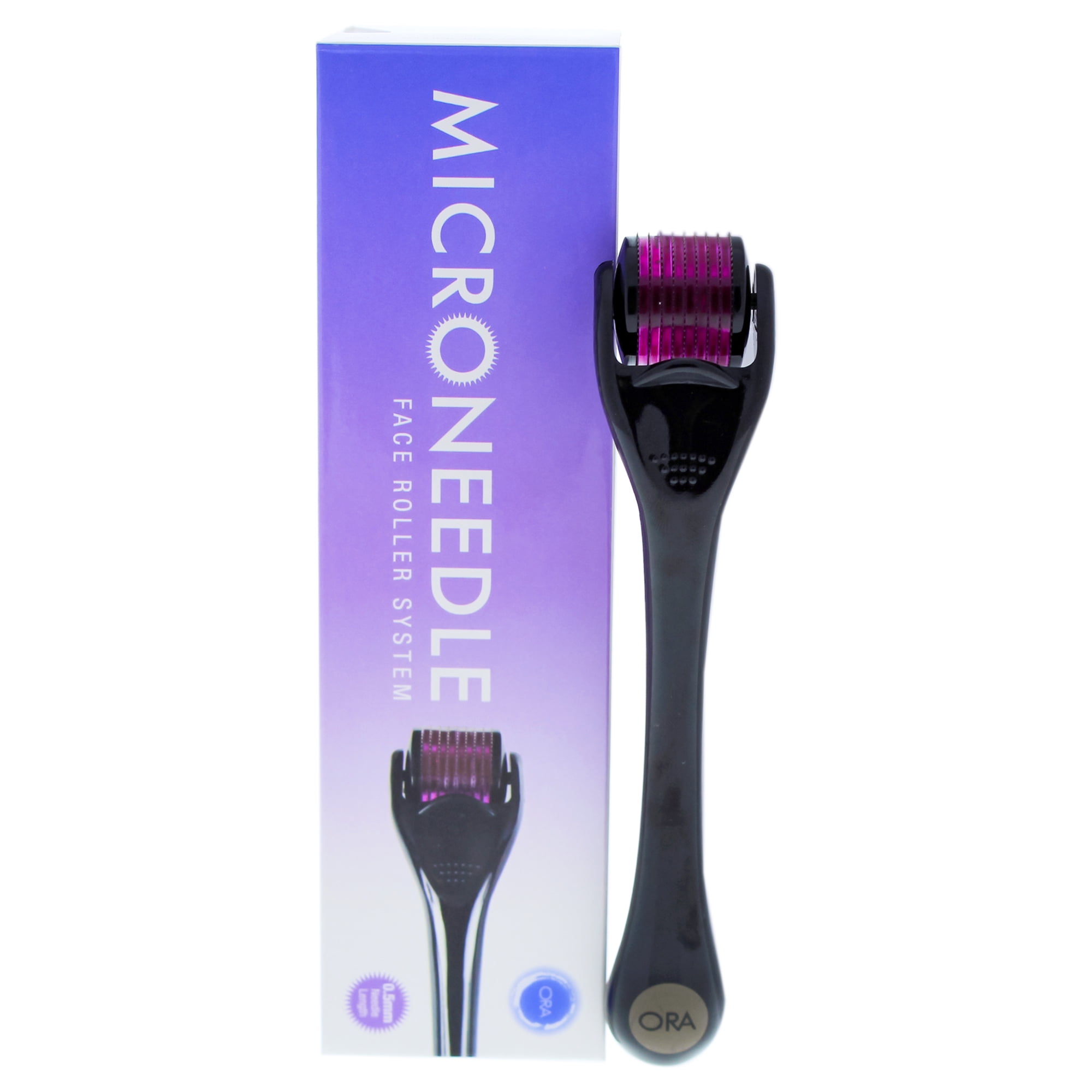 Microneedle Face Roller System - Black-Purple by ORA for Unisex - 0.5 ...