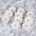 Alasum 10pcs Fake Flowers Wedding Decor Jute Burlap Flower Craft ...