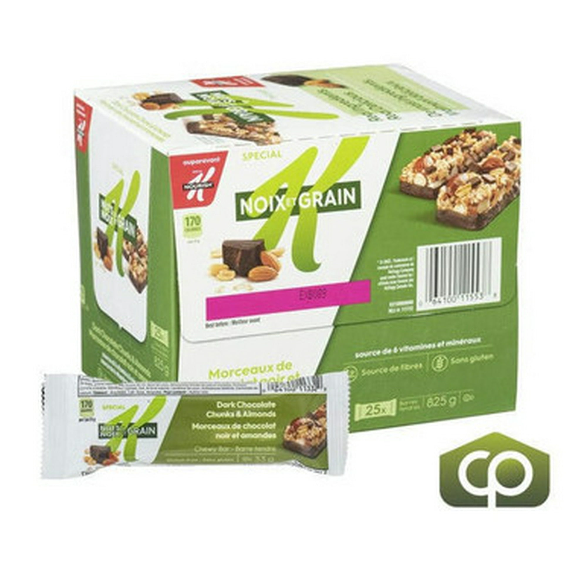 Click here for Kelloggs Snack Bar Special K Nuts & Grain Dark Cho... prices