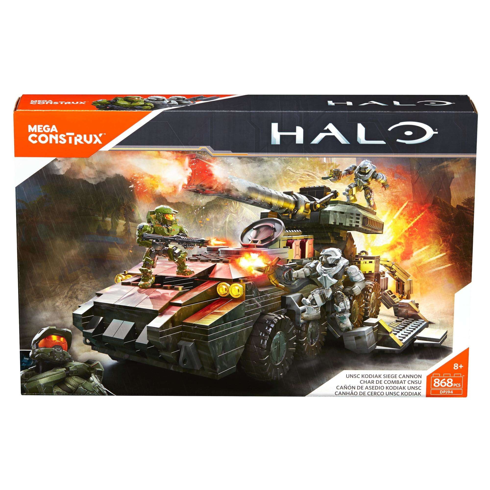 Mega Construx Halo UNSC Kodiak Siege Cannon - Walmart.com