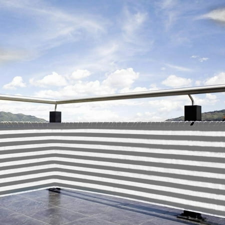 Keenso 0.9*5m Balcony Shade, Balcony Privacy Cover, For Garden Balcony ...