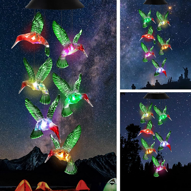 Wind Powered Garden Lights