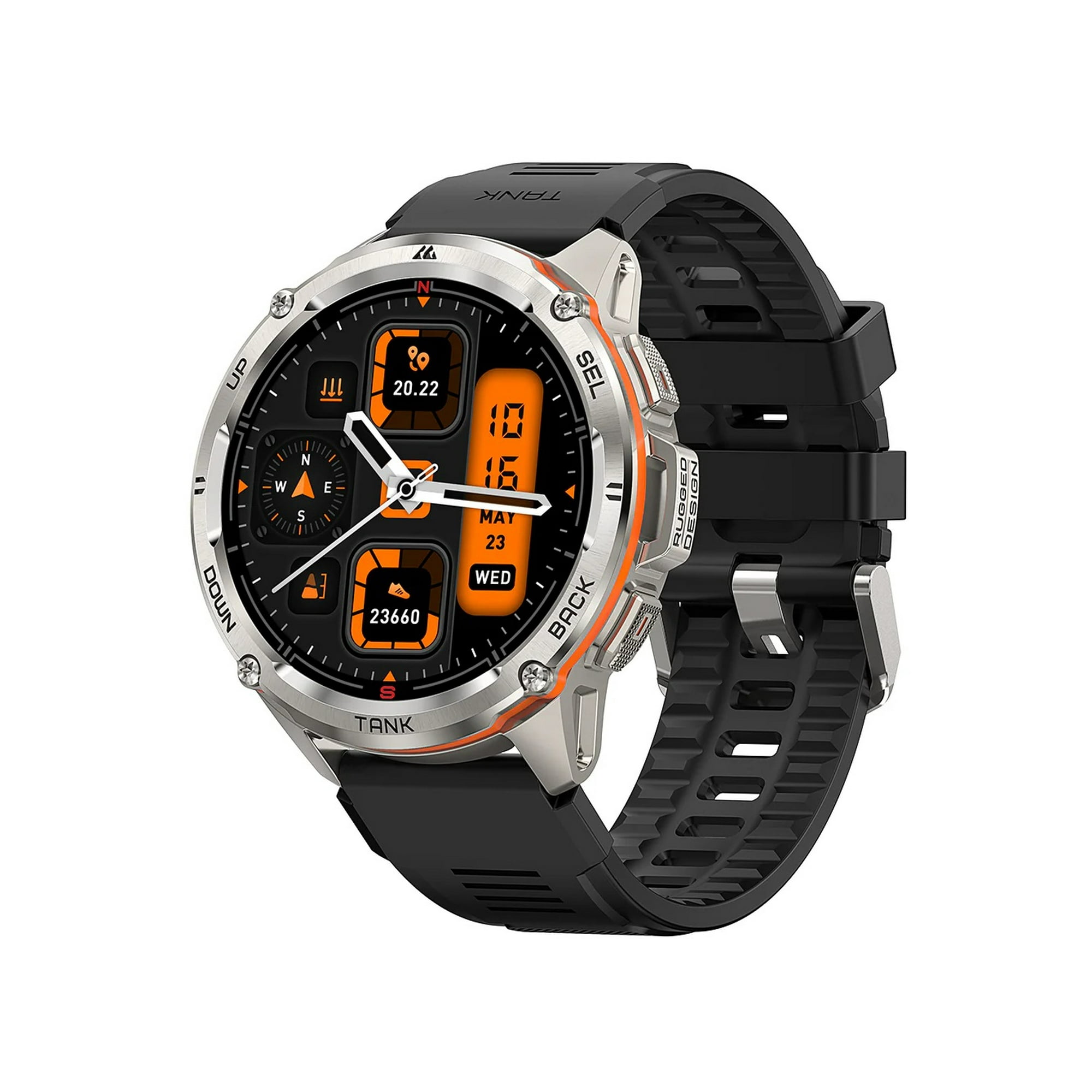 Smartwatch Tank T3 Ultra 1.43"" Amoled Silver | Knasta Chile