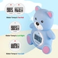 Baby bathtub thermometer and digital indoor temperature, 2-in-1 child ...