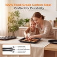 6 Piece Nonstick Bakeware Set, Carbon Steel Baking Pans Including ...