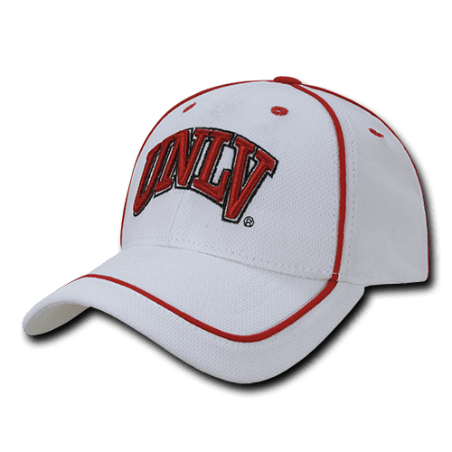 Ncaa Unlv U Of Nevada Las Vegas Rebels Structured Piped Baseball Caps