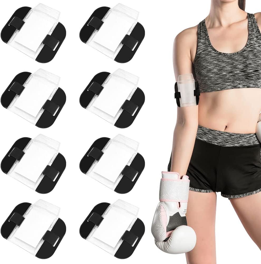 20 PCS Arm Badge Holder Armband ID Card Holder, Heavy Reflective ...