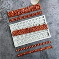 CSSJKYJ DIY Scroll Relief Cake Border Silicone Molds,Baroque Style ...