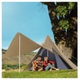 Teepee Tent 15.4' Camping Tent Waterproof, 2-3 Person Outdoor Teepee ...