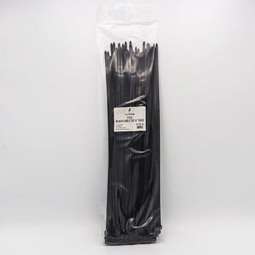 HKEEY Cable Ties, 600mm x 9mm, Pack of 100, Nylon Zip Ties, Multi ...