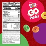 Kellogg's Froot Loops Go Packs Cereal, Kids Snacks, Lunch Snacks ...