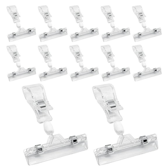 Gondola Shelving Ticket Channel Sign Holder, Clip on Sign Clip Grip for ...