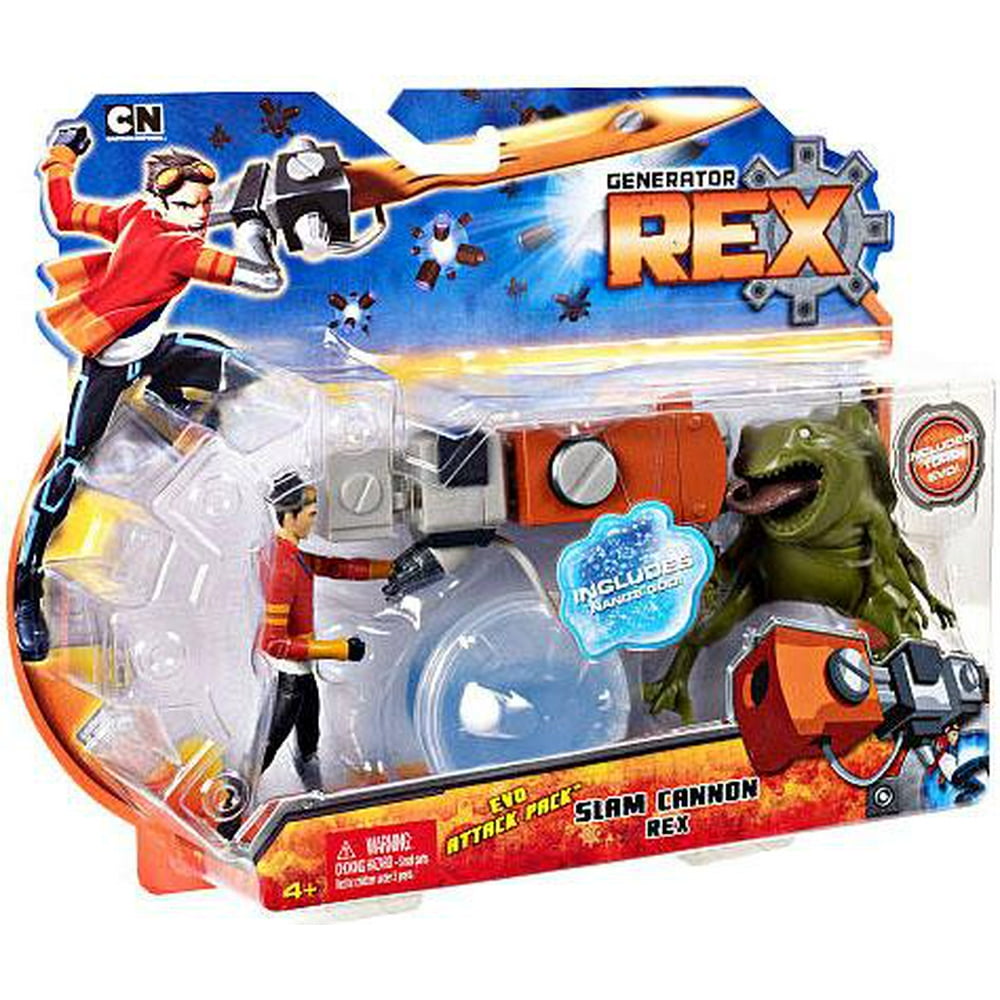 Generator Rex Evo Attack Pack Rex Action Figure [Slam Cannon] - Walmart ...