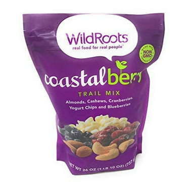WildRoots 100% Natural Trail Mix, Coastal Berry Blend, Almonds Cashews ...