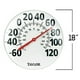 Taylor Precision Products 18-inch Extra Large Metal Thermometer ...