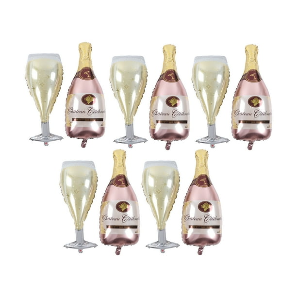 Champagne Bottle Balloon5set Champagne Balloon Rose Alcohol Balloons ...