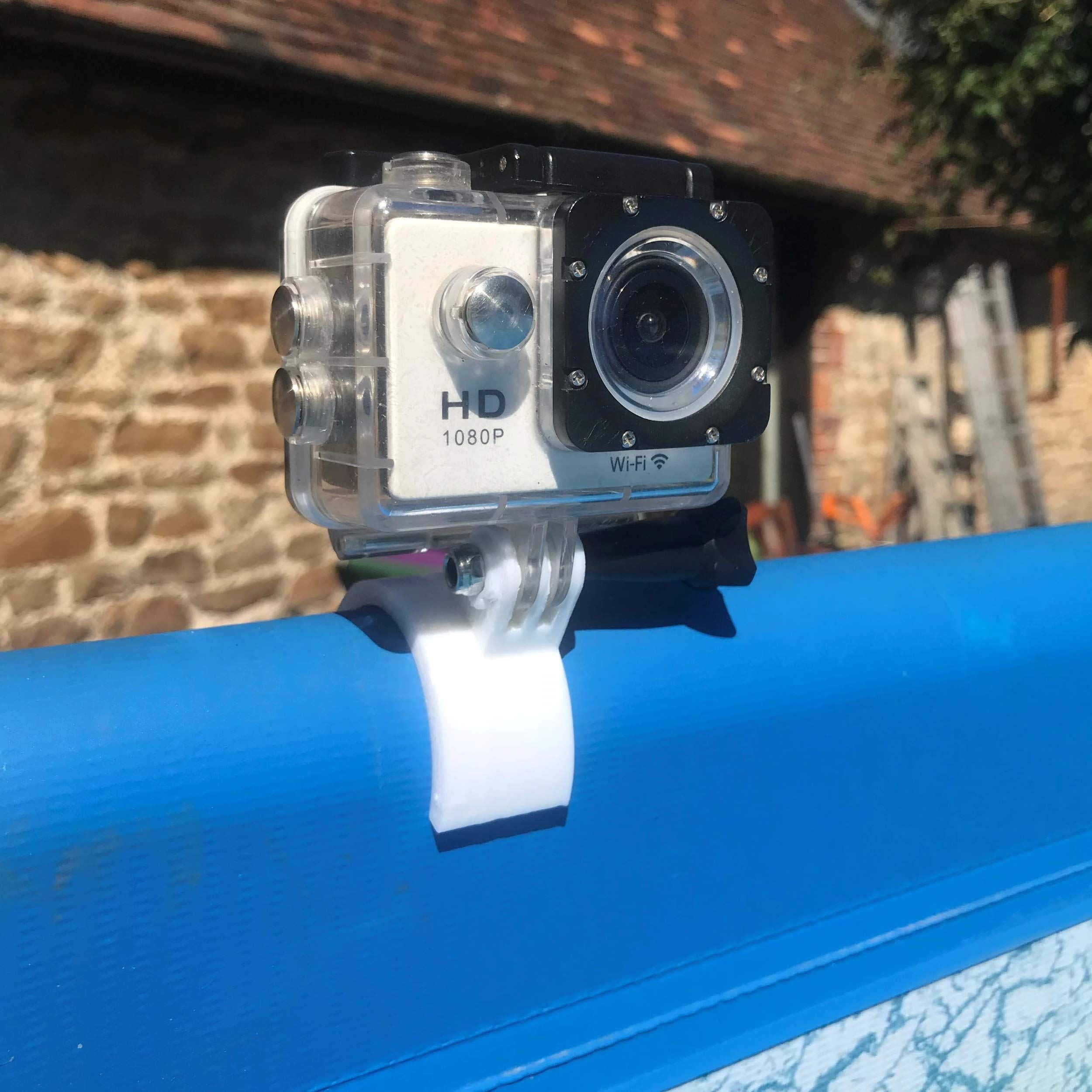 Go-Pro mount for Swimming POOL 45mm TOP Rail : WHITE suits INTEX pools ...