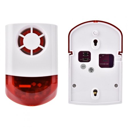 Peahefy Wireless Security Siren,Smart Wireless Acousto-optic Security ...