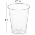 PLASTICPRO 5 Oz Clear Disposable Plastic Cups, Durable, 100-Pack ...