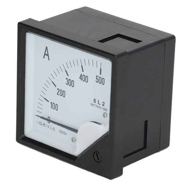 Analog Meter, 0-500A Battery Monitoring Pointer AC Ammeter Current ...