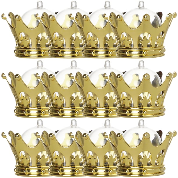 12pcs Crown Candy Boxes Fillable Candy Containers with Dome Wedding ...