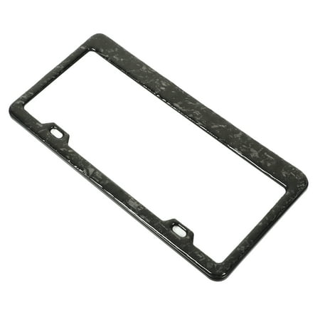 License Plate Frame, Car Licence Plate Covers Forged Carbon Fiber Style ...