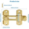 UBSWF-4 inch Flip Latch Gate Latches, Safety Door Lock for Barn Wood ...