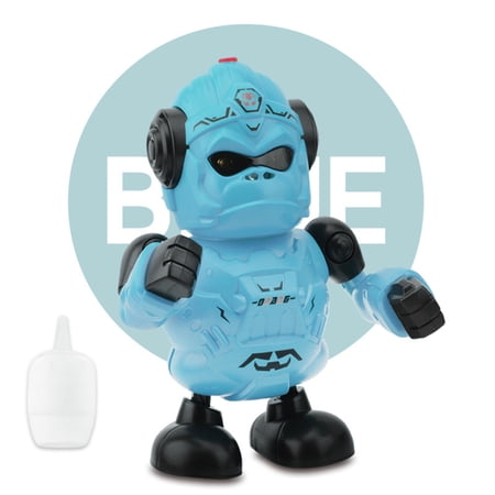 Children Electric Spray Robot Battery Powered 3-key Switch Musical ...