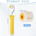 Portable 1Inch Touch Paint Roller Set With 4 Refill Heads Roll Brush ...