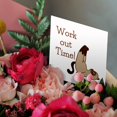 3drose, Cute Image of Cat Working Out, 12 Greeting Cards with Envelopes ...