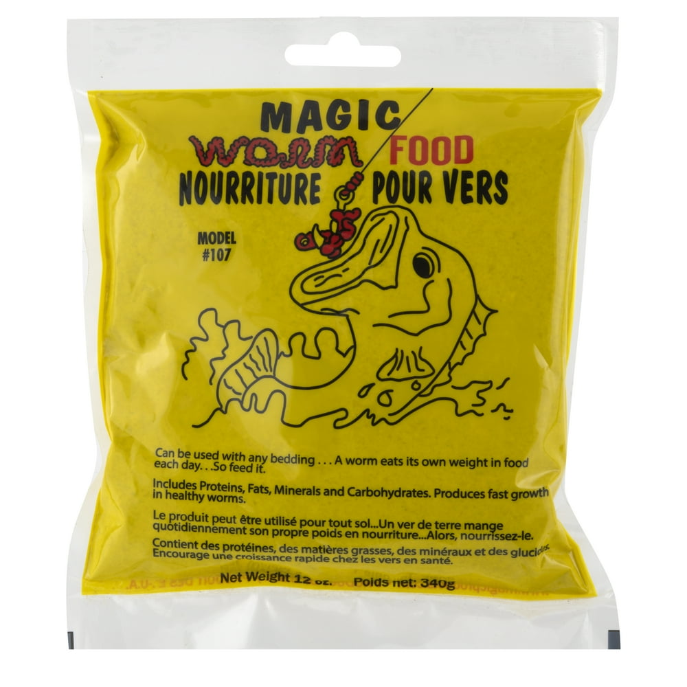 Magic Worm Food Fish Bait 12 oz Bag - Walmart.com - Walmart.com